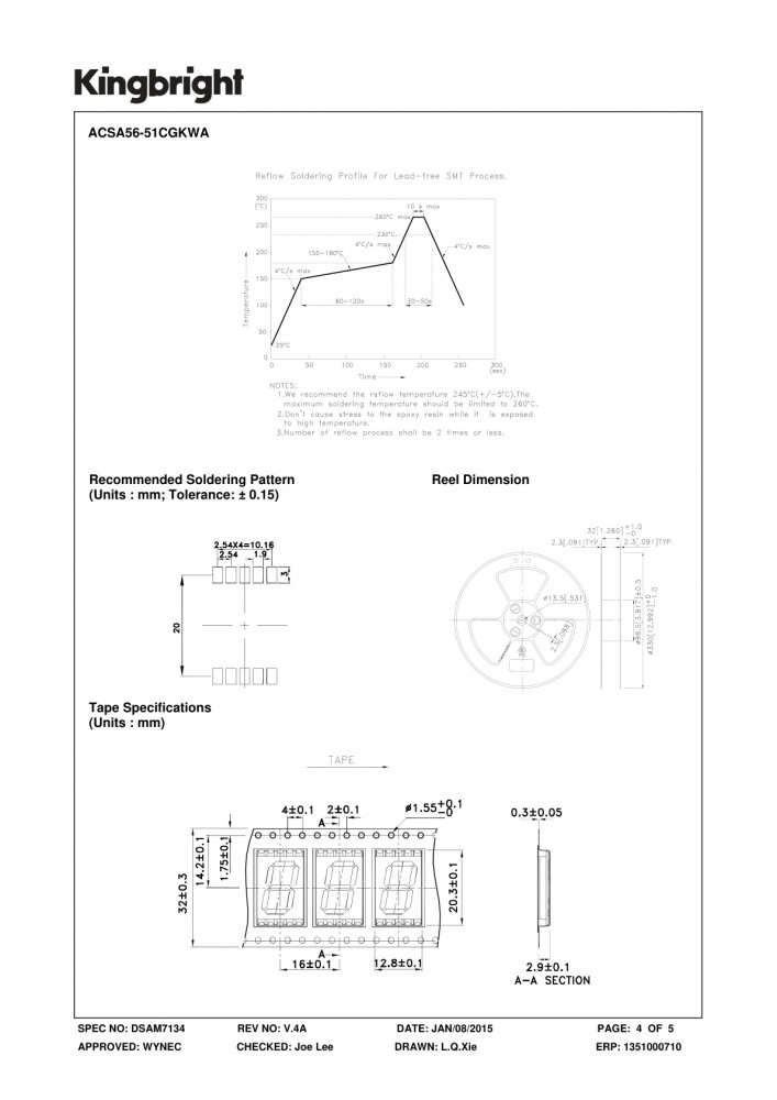 ACSA56-51CGKWA datasheet page 4