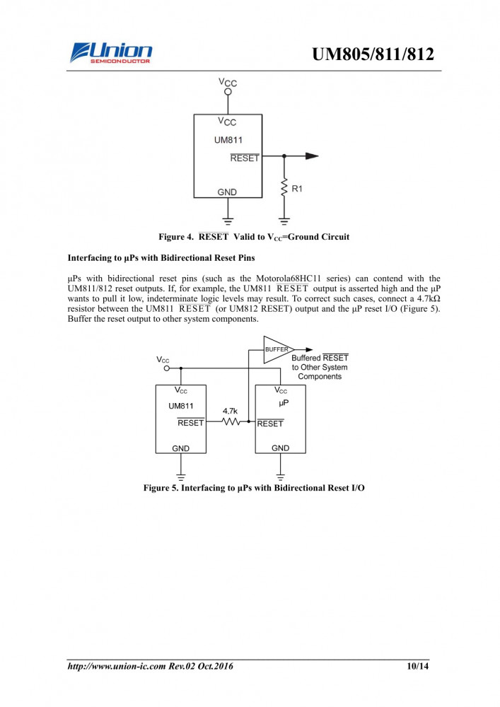 UM811TE datasheet page 10