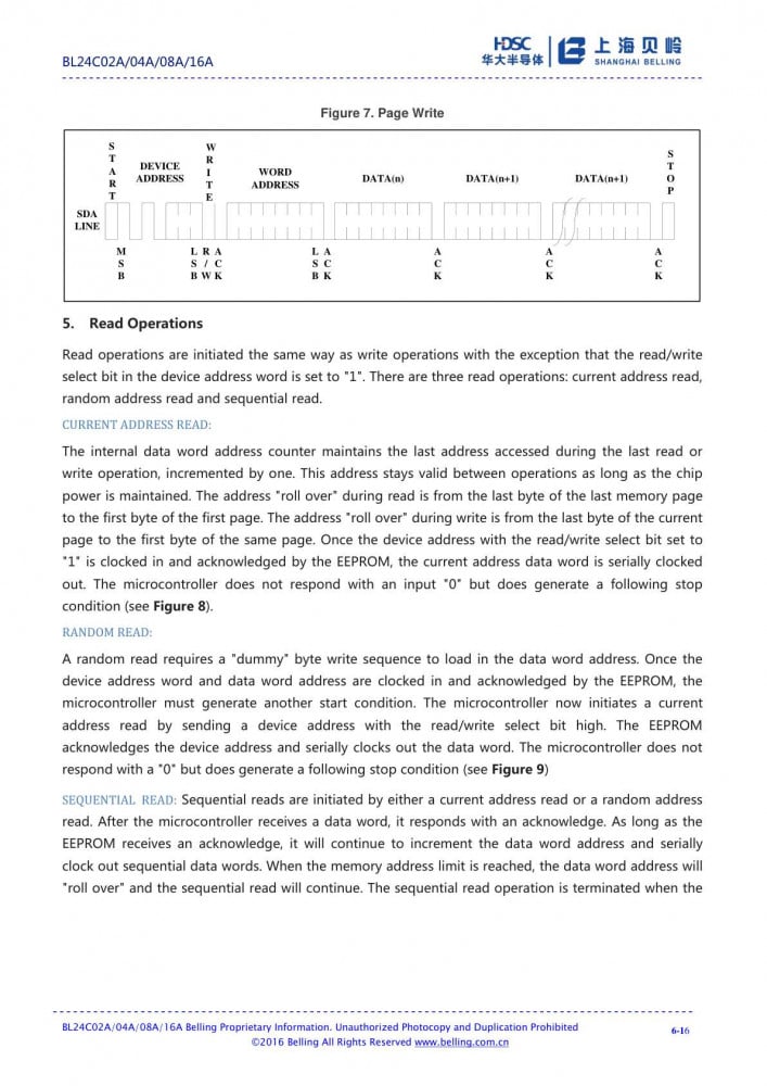 BL24C16A-RRRC datasheet page 7