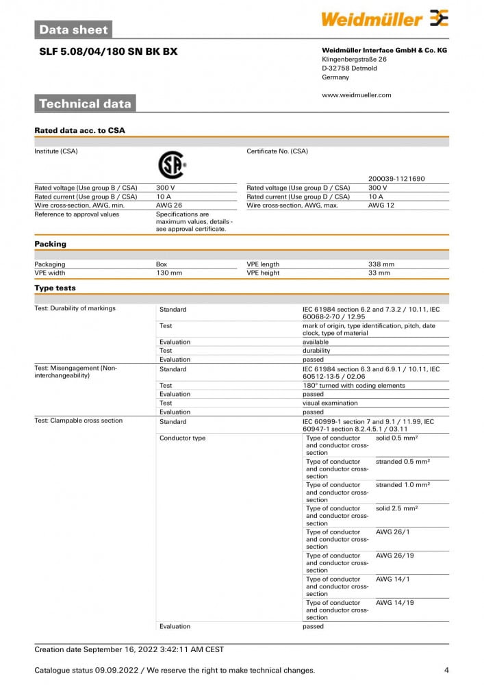 WEIDMULLER 1335580000 document page 4