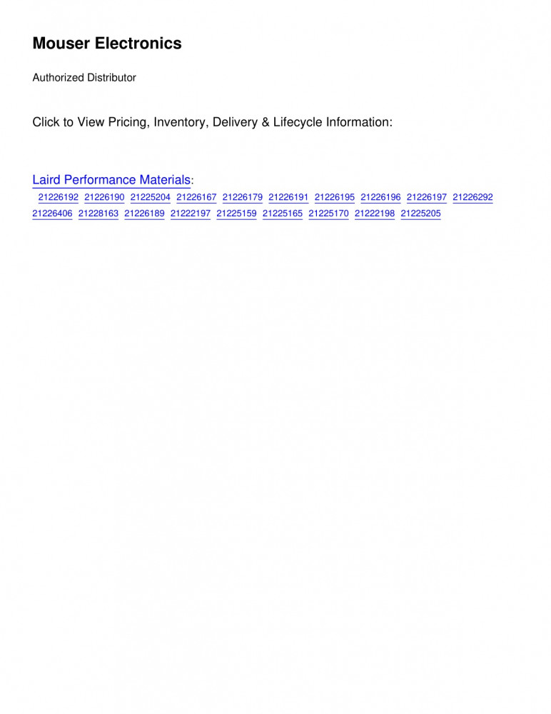 Eccosorb GDS technical document page 3
