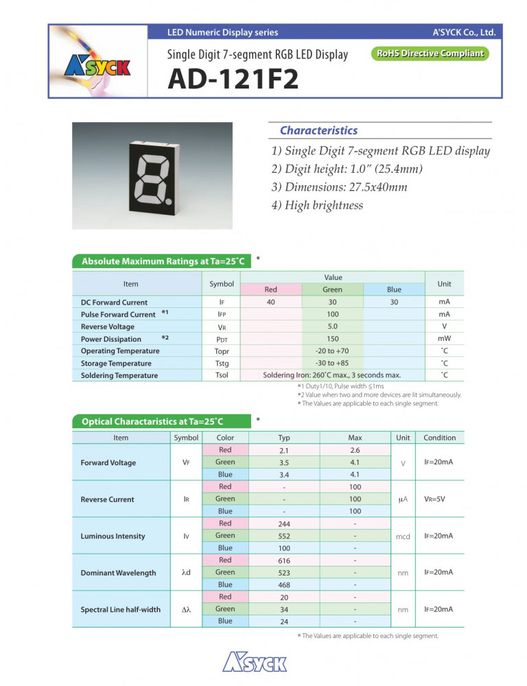 Adafruit 1399 technical document page 1