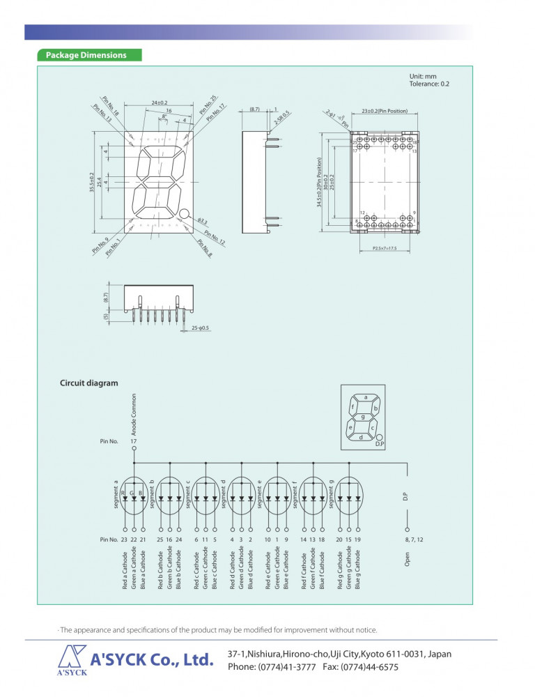 Adafruit 1399 technical document page 2