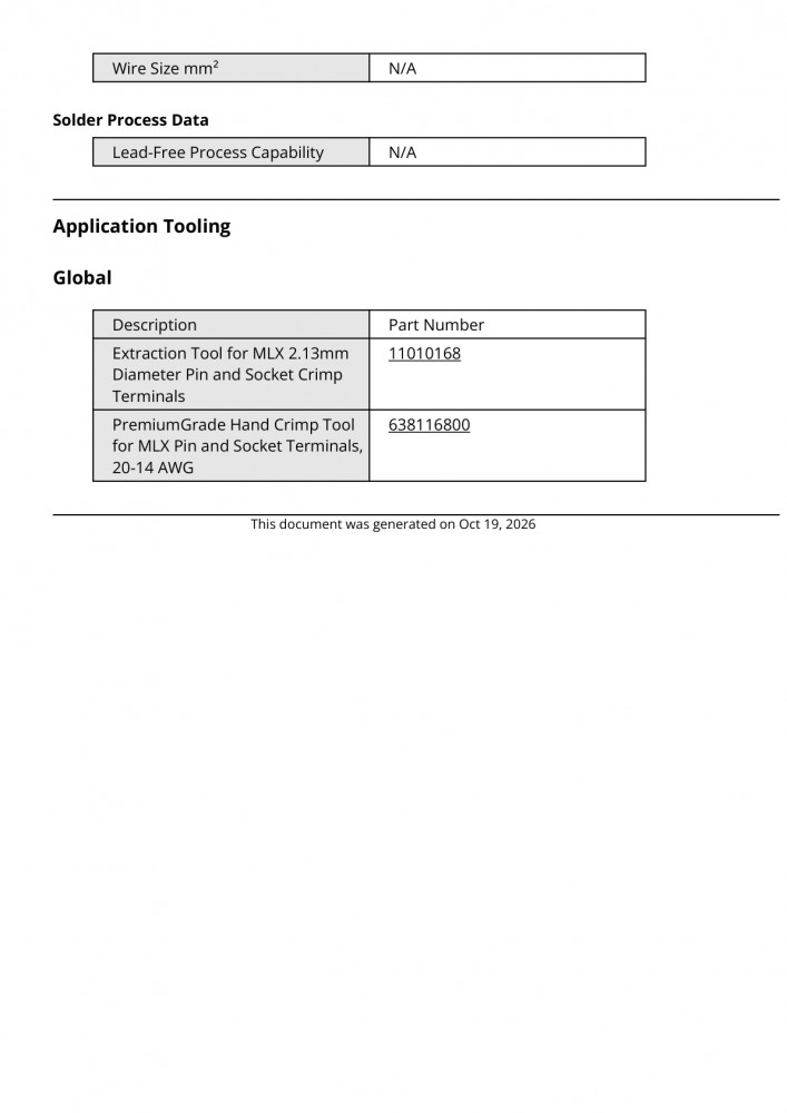 MOLEX 02081002 technical drawing preview, page 3