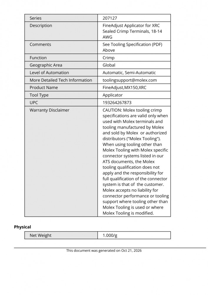 Molex 639047700 technical document image, page 2