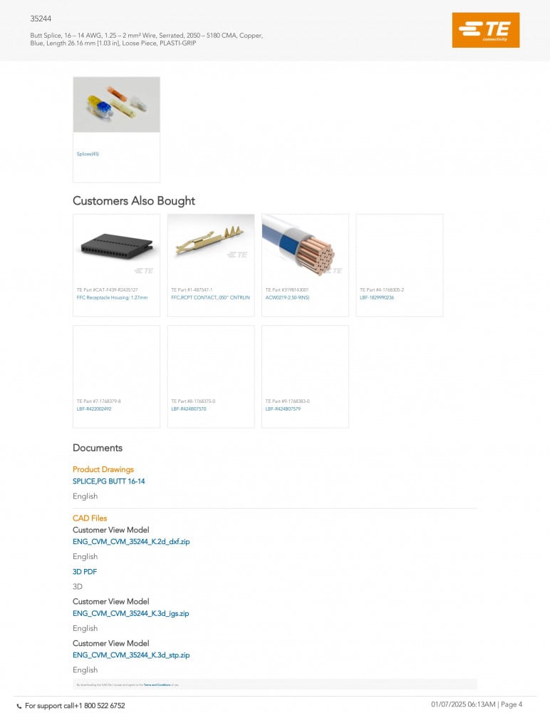TE Connectivity 35244 document page 4