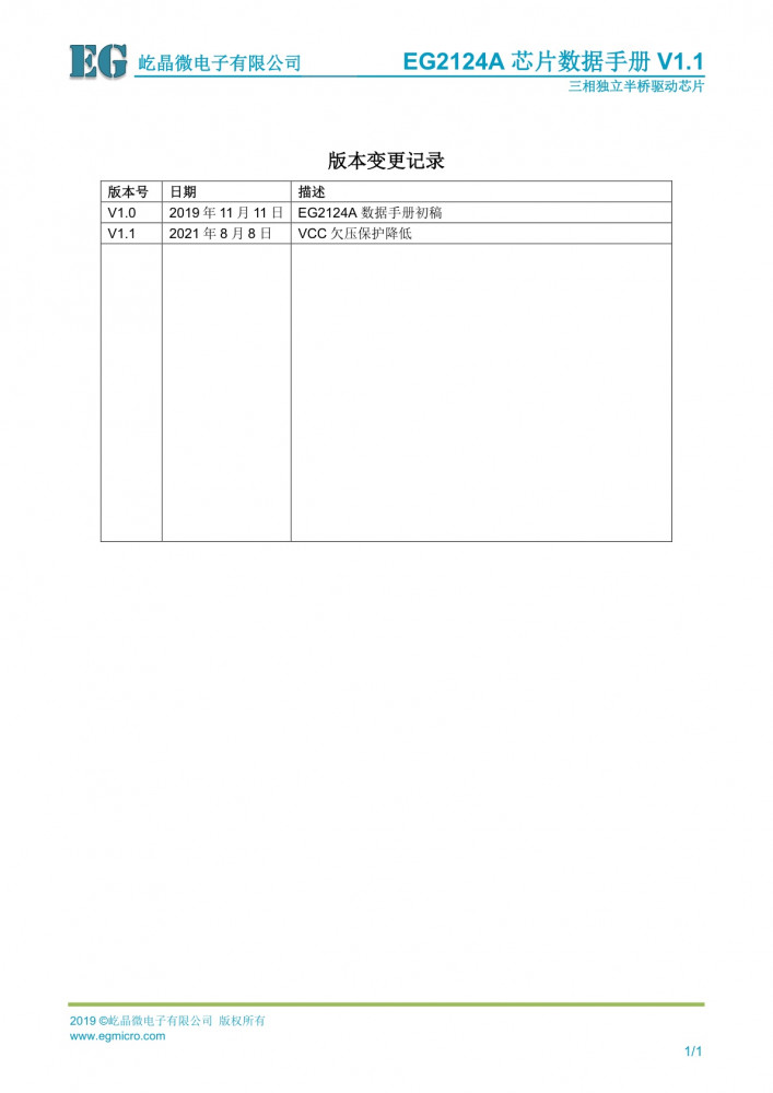 EG2124A datasheet page 2