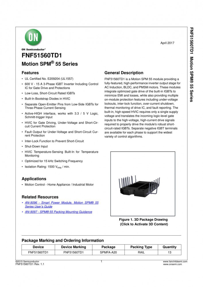 FNF51560TD1 datasheet page 2