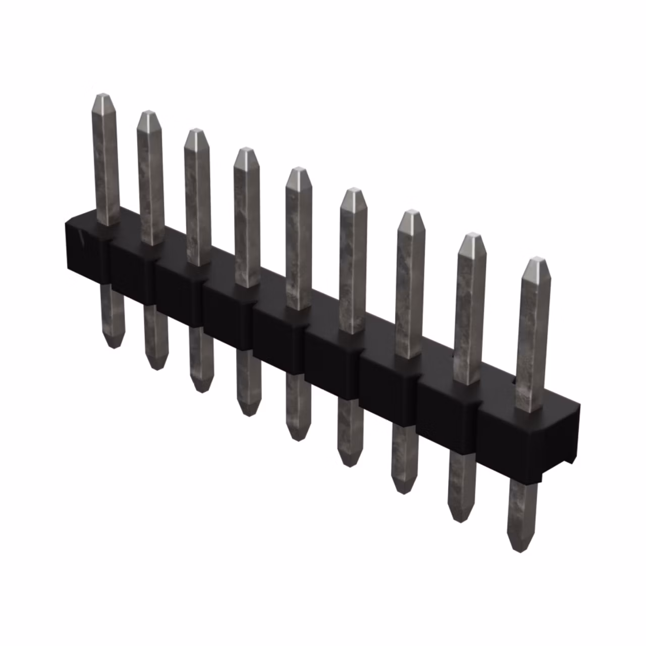2.00mm Pitch Milli-Grid Header, Vertical, Through Hole, Breakaway, 9 Circuits, 2.50µm Tin (Sn) Plating, Mating Pin Length 4.00mm, Tail Length 2.70mm, Lead-Free for sale