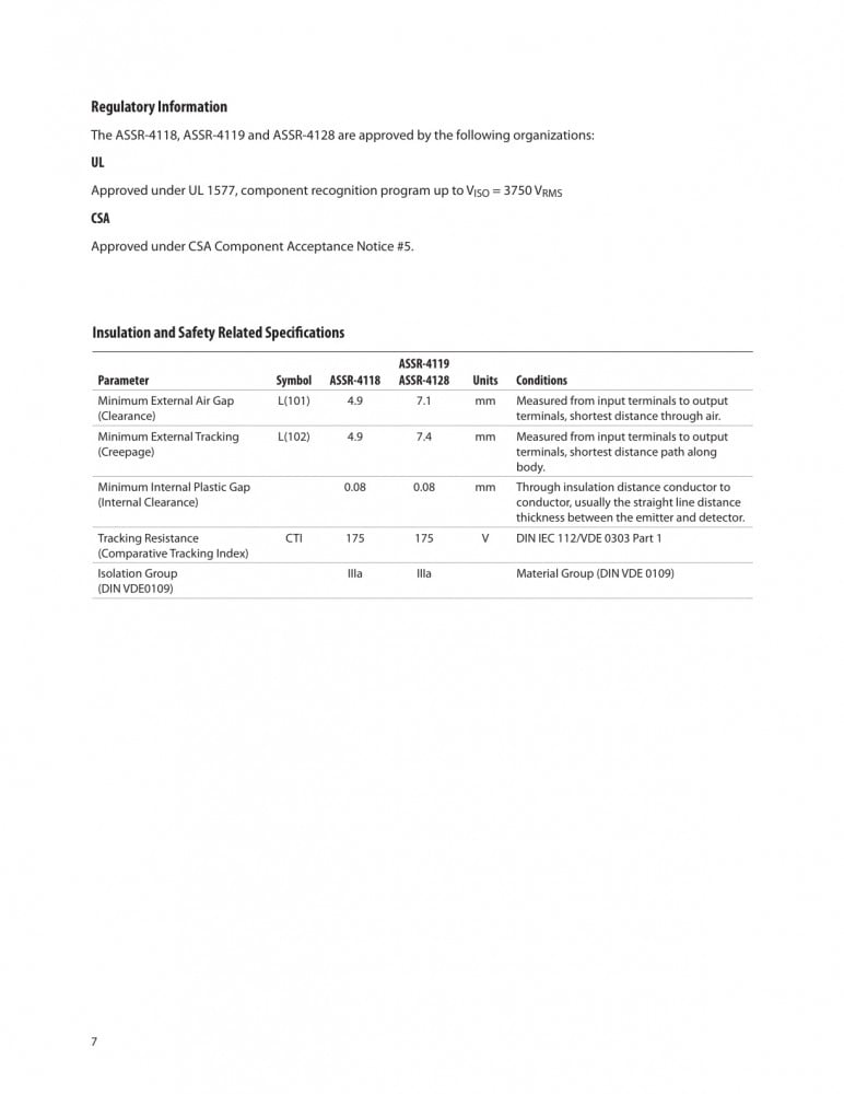 ASSR-4128-302E datasheet page 7