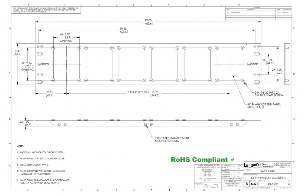 L-com UPR-S-KIT product document preview