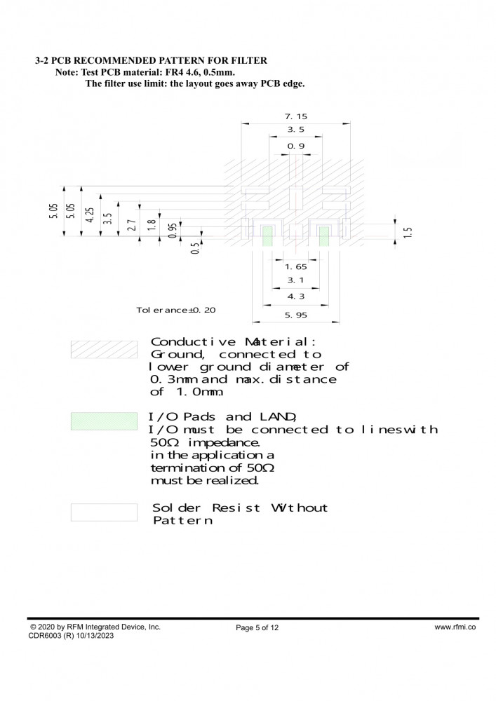 CDR6003 technical document page 5