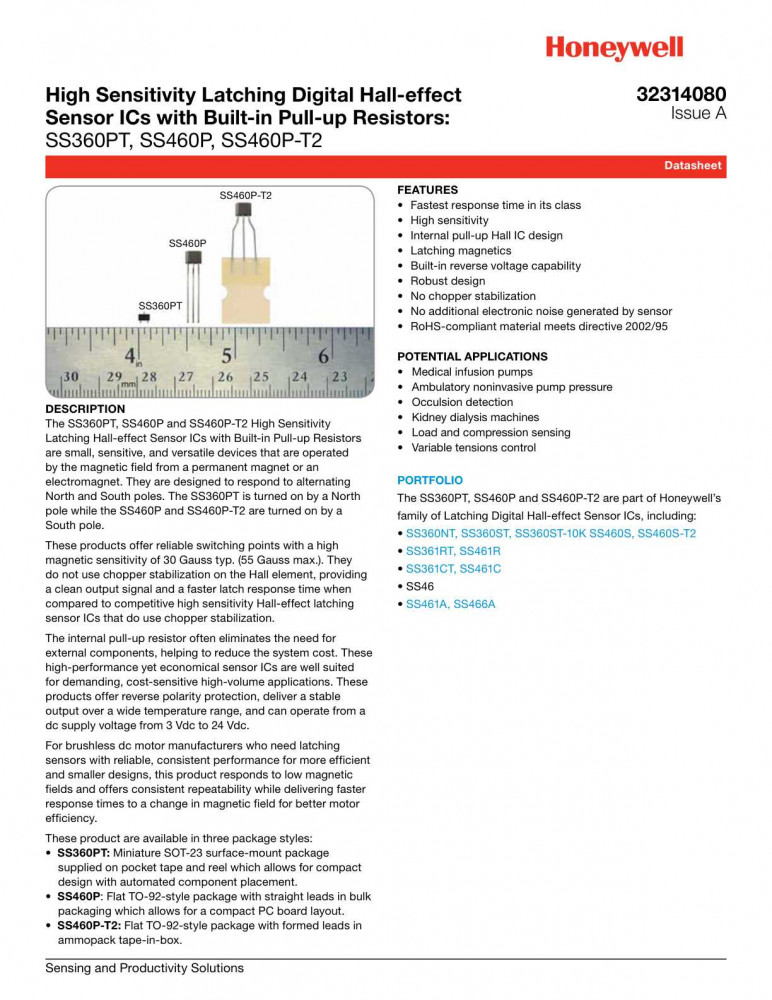 SS360PT datasheet page 1