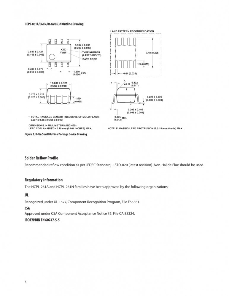 HCPL-063A datasheet page 5