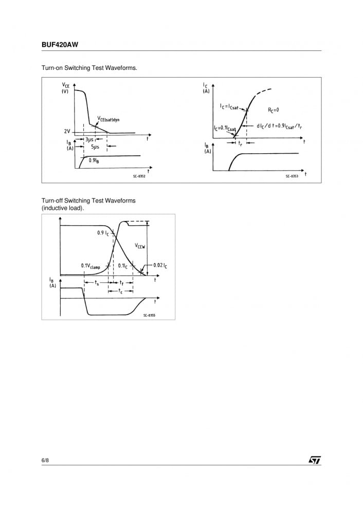 BUF420AW technical document page 6