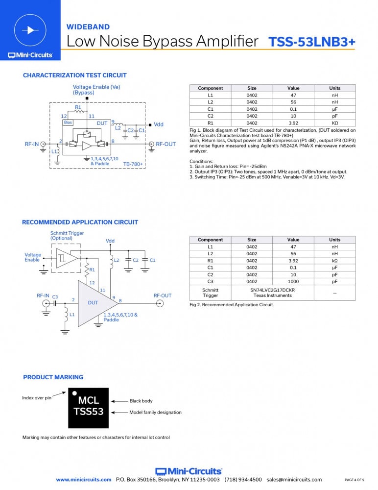 TSS-53LNB3+ datasheet page 4