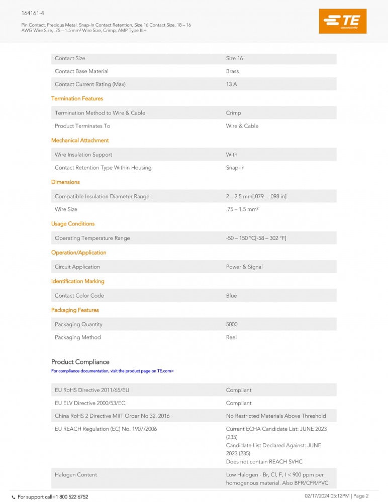 164161-4 technical document page 2