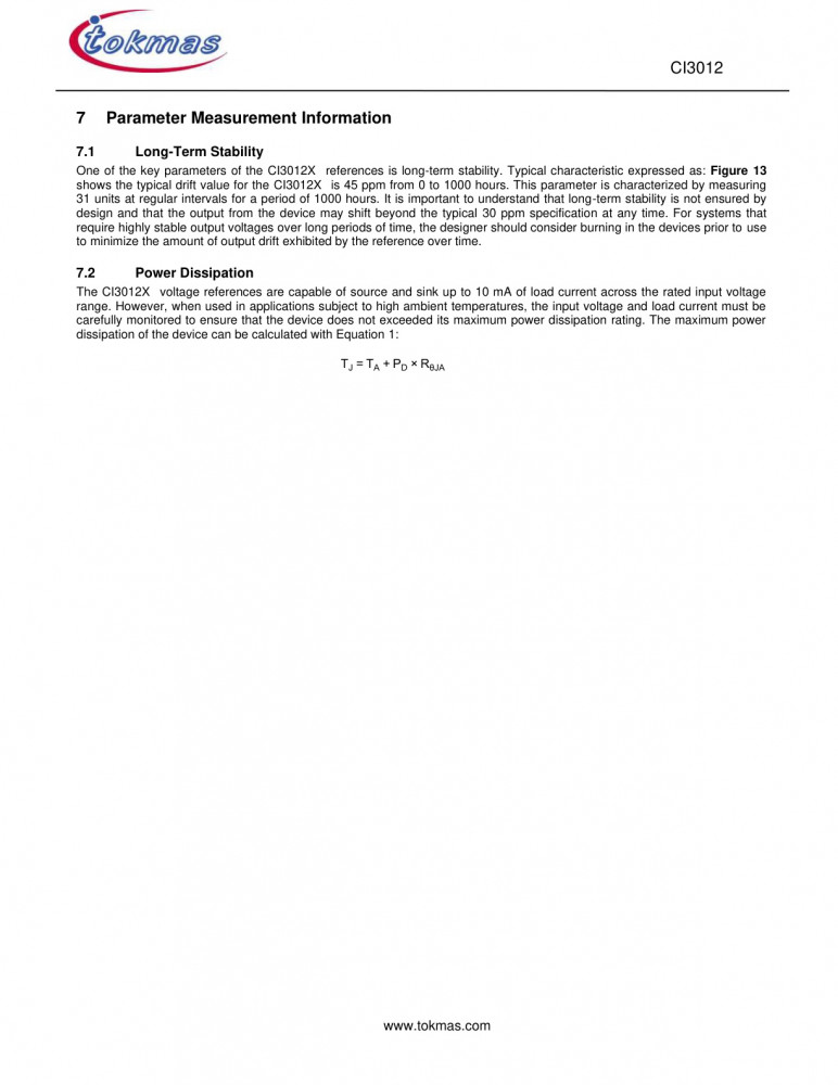 CI3012 datasheet page 7