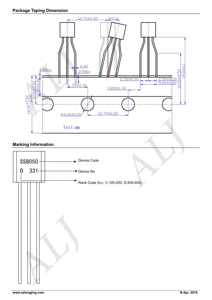 SS8050D331 datasheet page 3