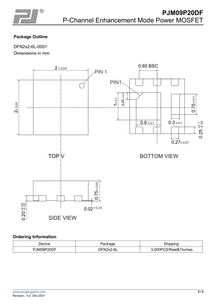 PJM09P20DF datasheet page 5