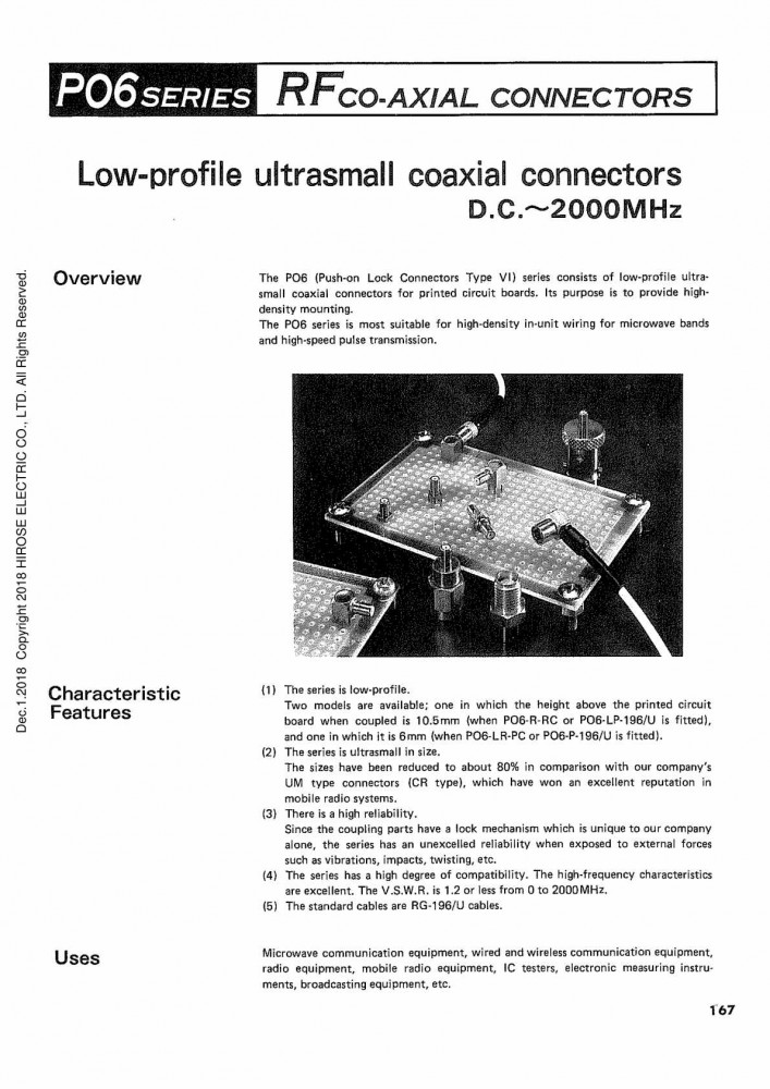 HRS PO6 series document page 1