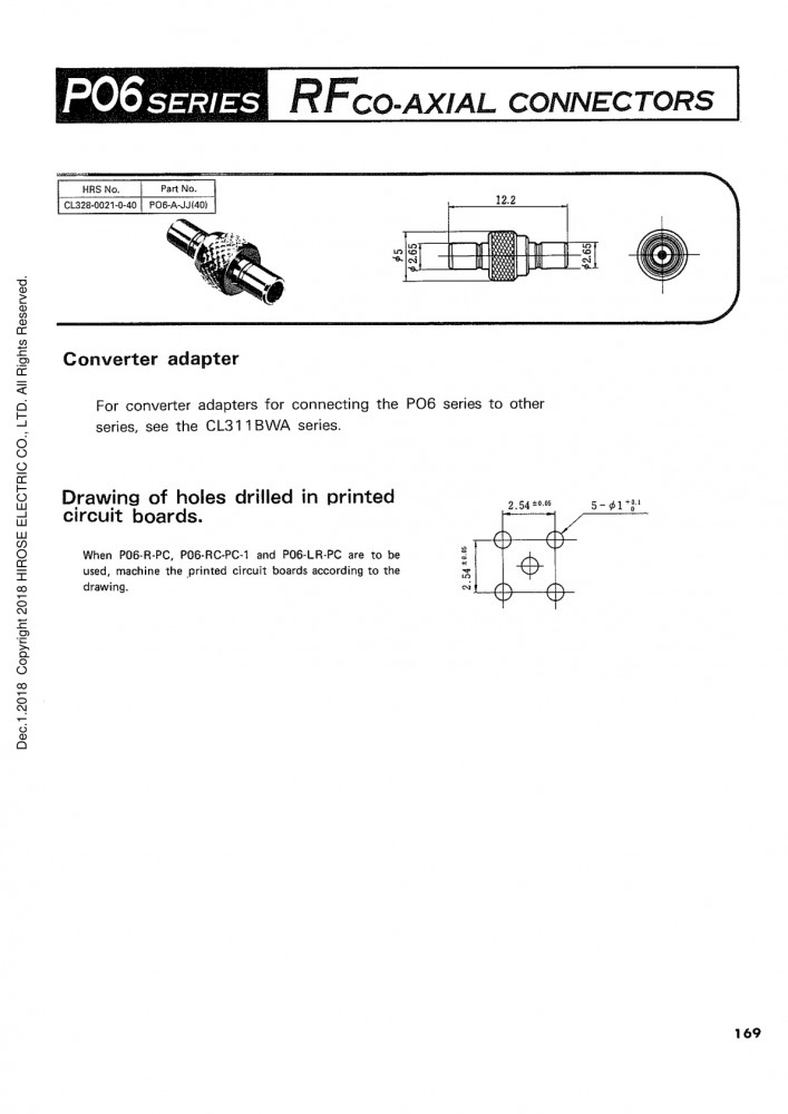 HRS PO6 series document page 3