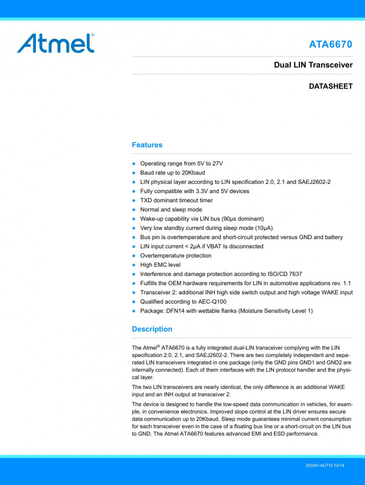 Technical document page 1