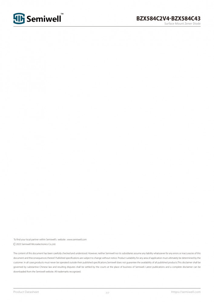 Semiwell datasheet page 7