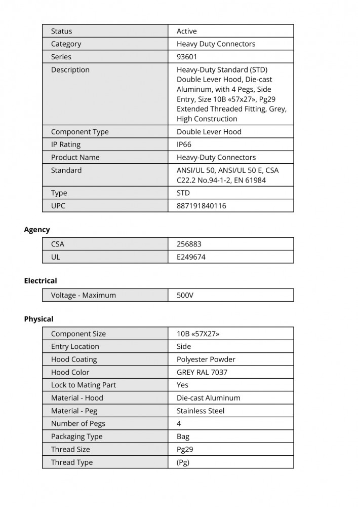Technical document image 2 for Molex 936011656
