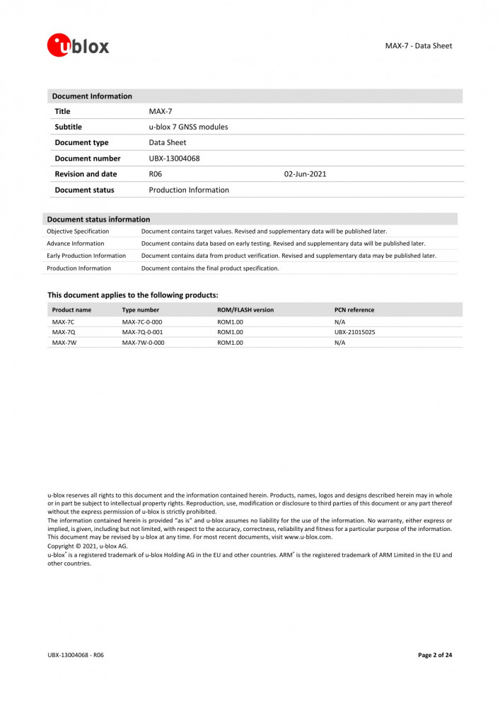 MAX-7 datasheet page preview 2