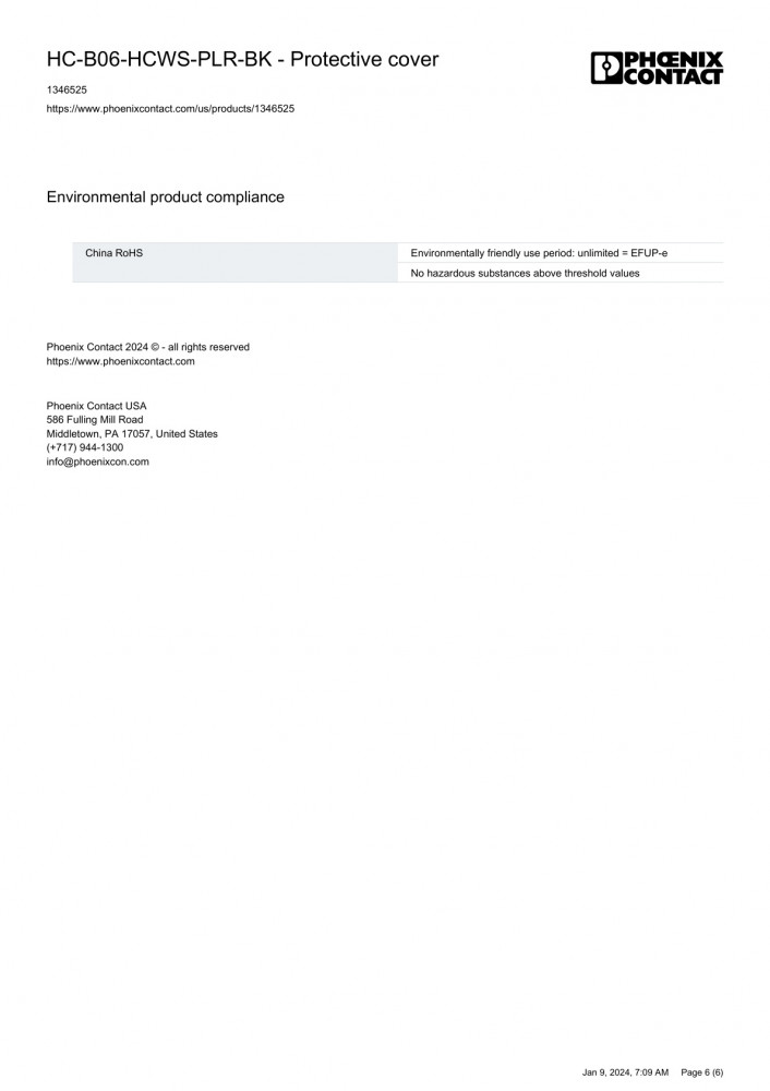 Phoenix Contact 1346525 technical document page 6
