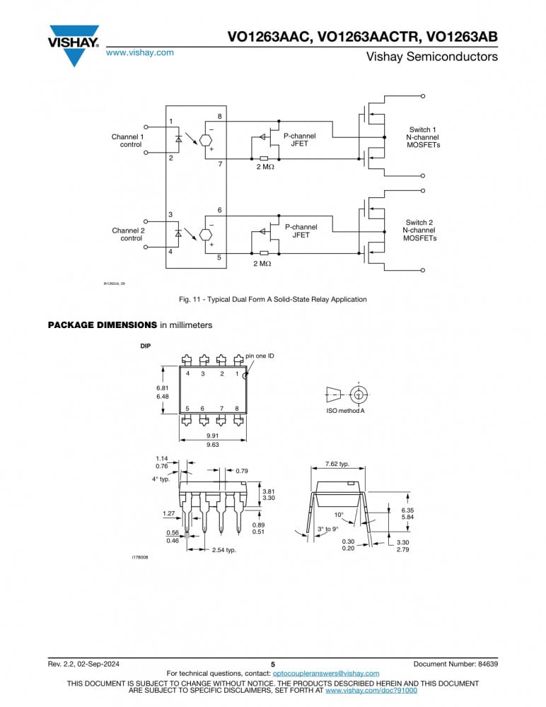 VO1263AACTR datasheet page 5