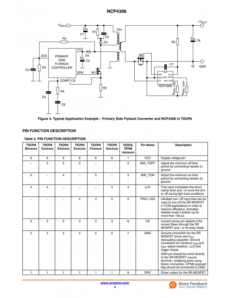 NCP4306 document page 4