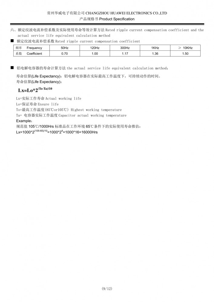 VT Series datasheet page 10