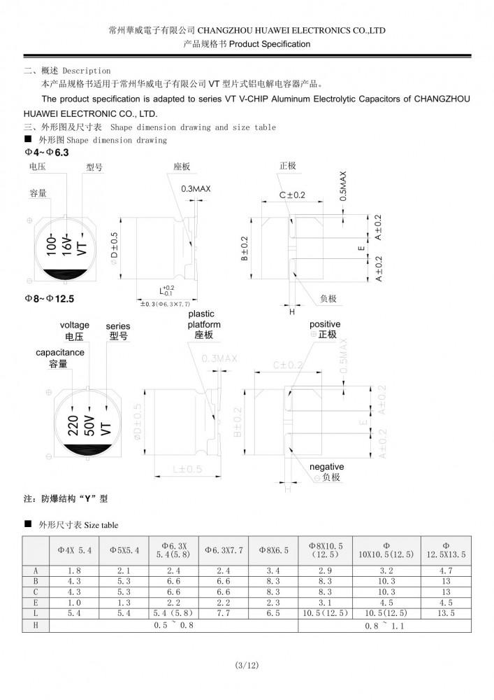 VT Series datasheet page 4