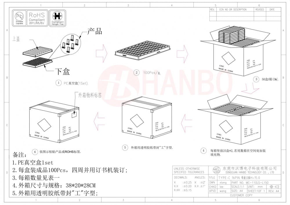 MC-110LS-L150 technical document page 2