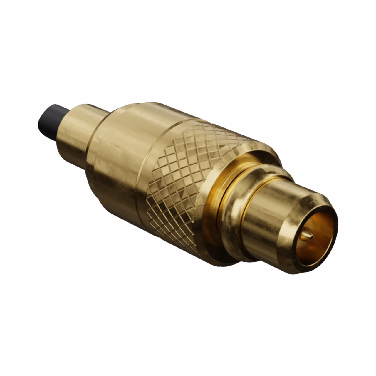 MMCX Plug, Straight, Solder, .047