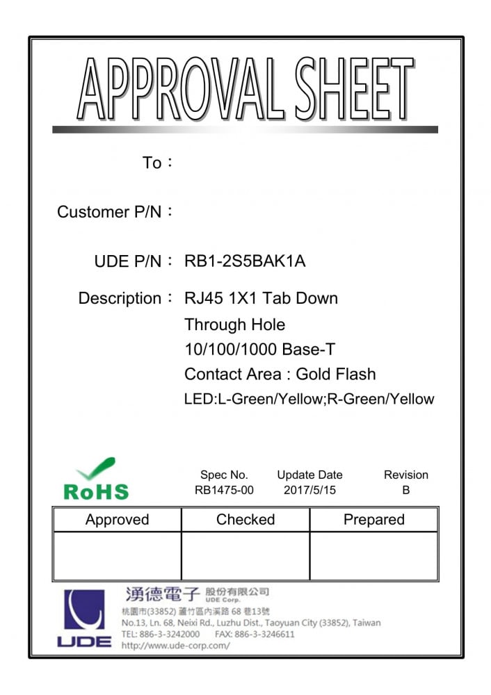 RB1-2S5BAK1A document page 1