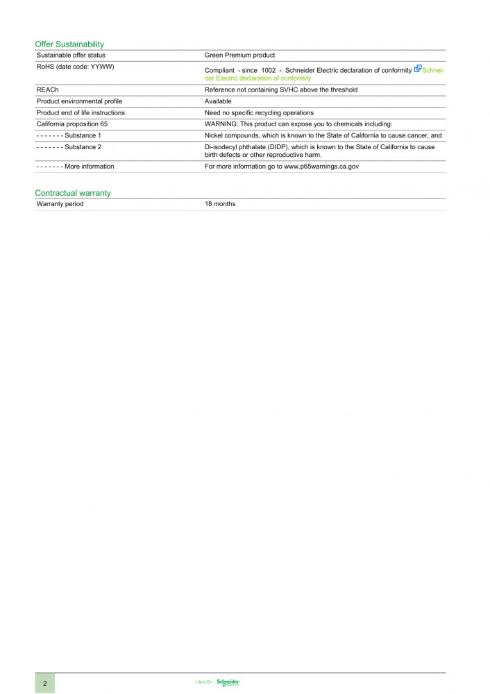 9001SKY111 technical document page 2