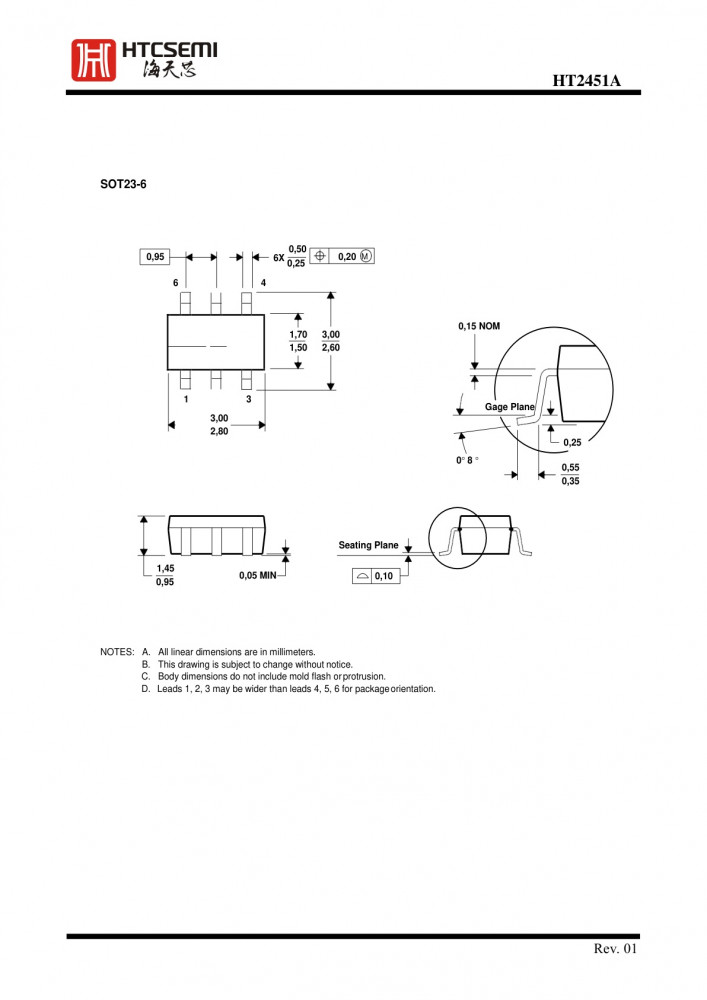 HT2451ARTZ datasheet page 9