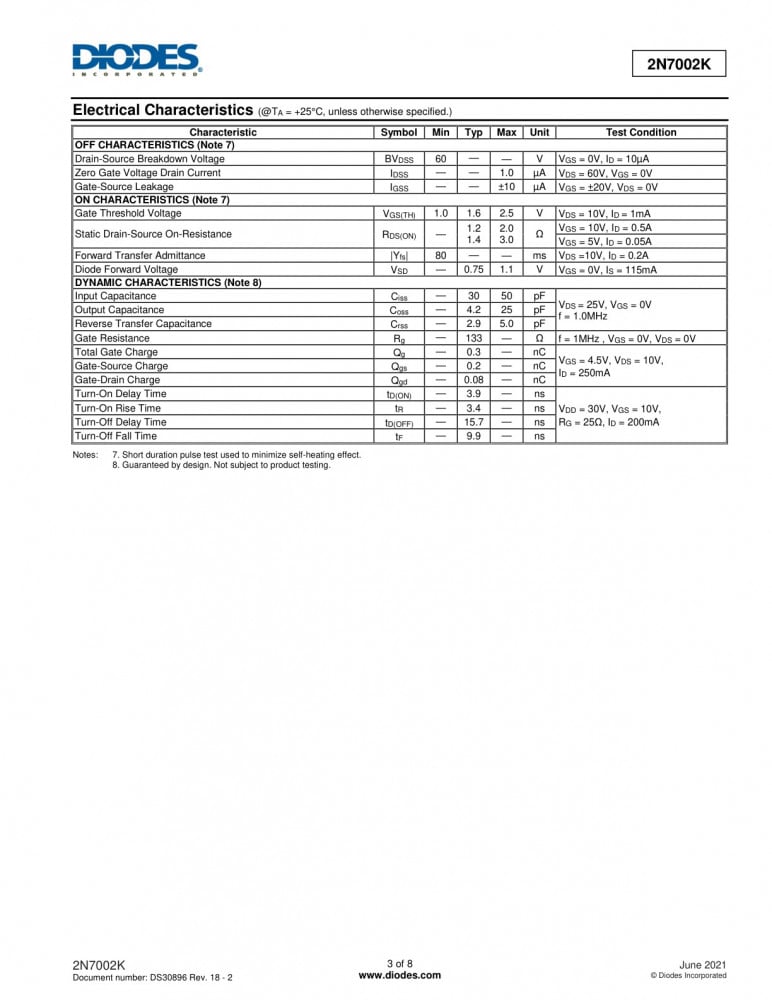 2N7002KQ-13 datasheet page 3