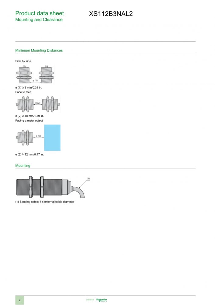 XS112B3NAL2 technical document page 4