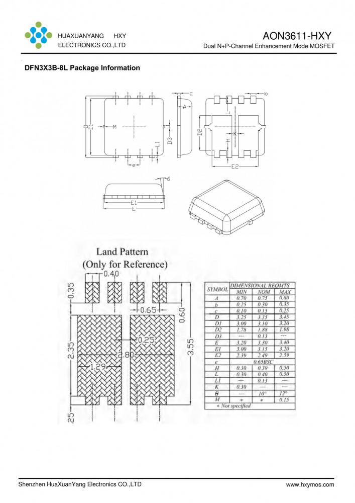 AON3611-HXY datasheet page 8
