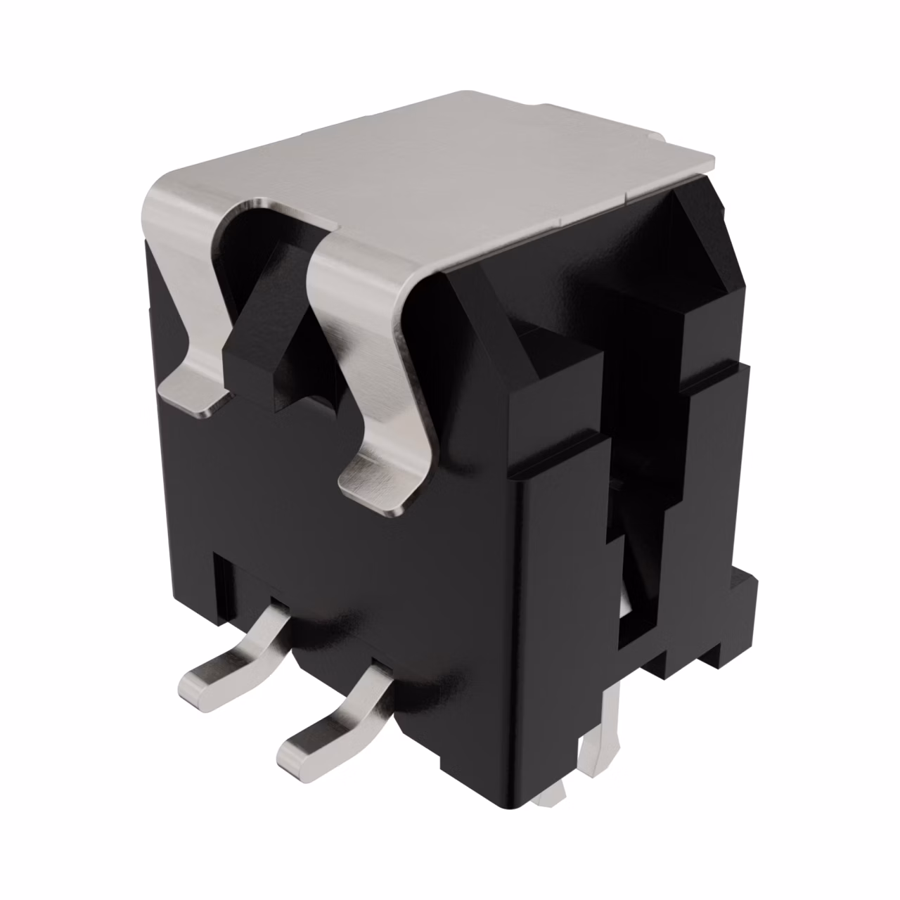 Micro-Fit 3.0 Vertical Header, 3.00mm Pitch, Dual Row, 4 Circuits, with PCB Press-fit Metal Retention Clip, 2.54µm Matte Tin Plating, Glow-Wire Capable, Black, Tape and Reel for sale