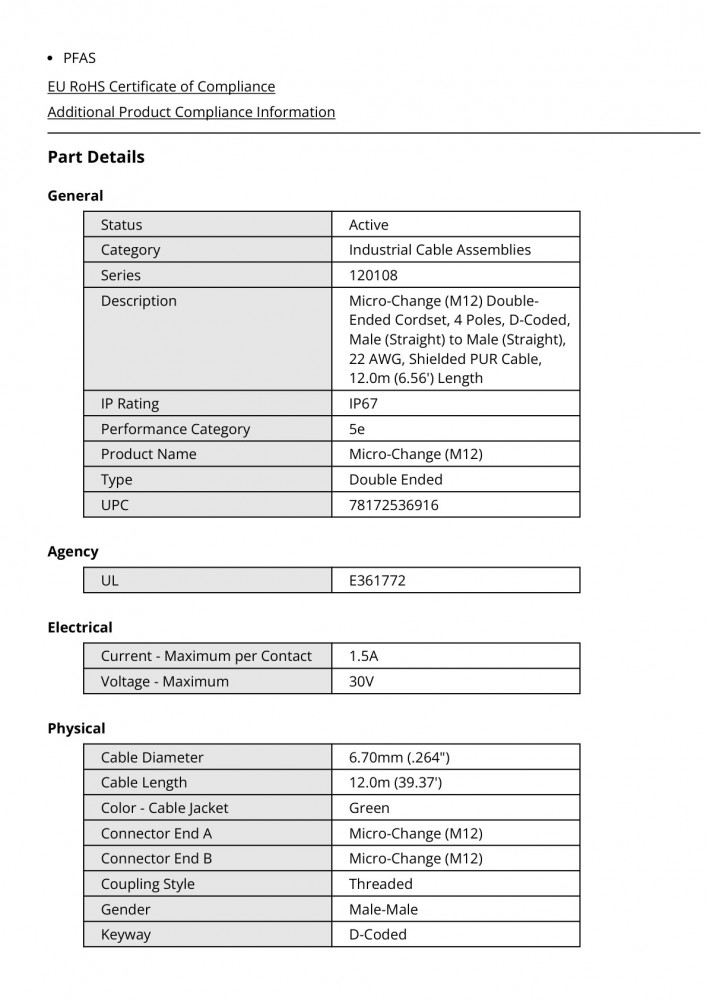 MOLEX 1201080244 product drawing, page 2