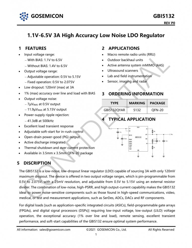 GBI5132QYAR datasheet page 1