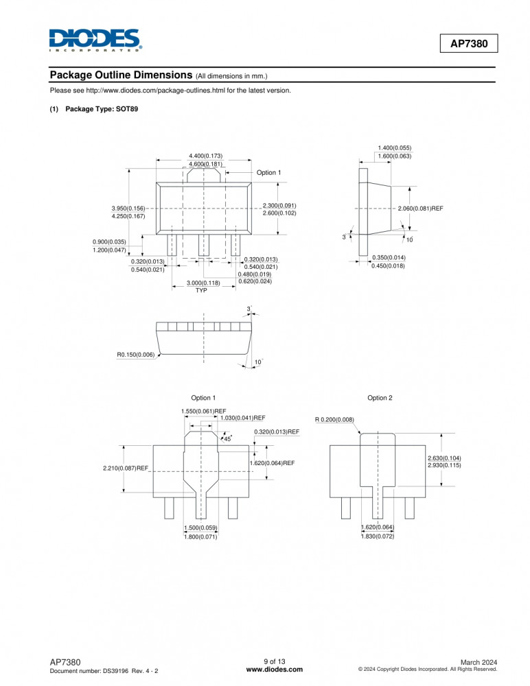 AP7380 datasheet page 9
