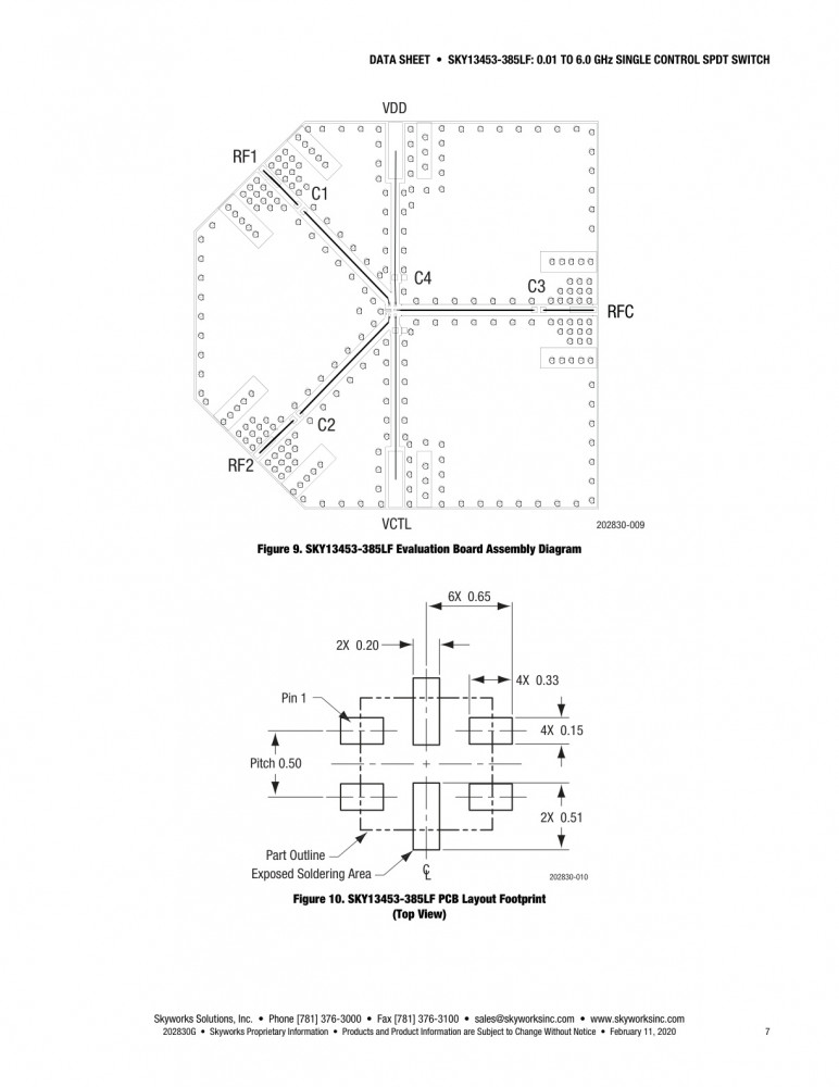 SKY13453-385LF datasheet page 7