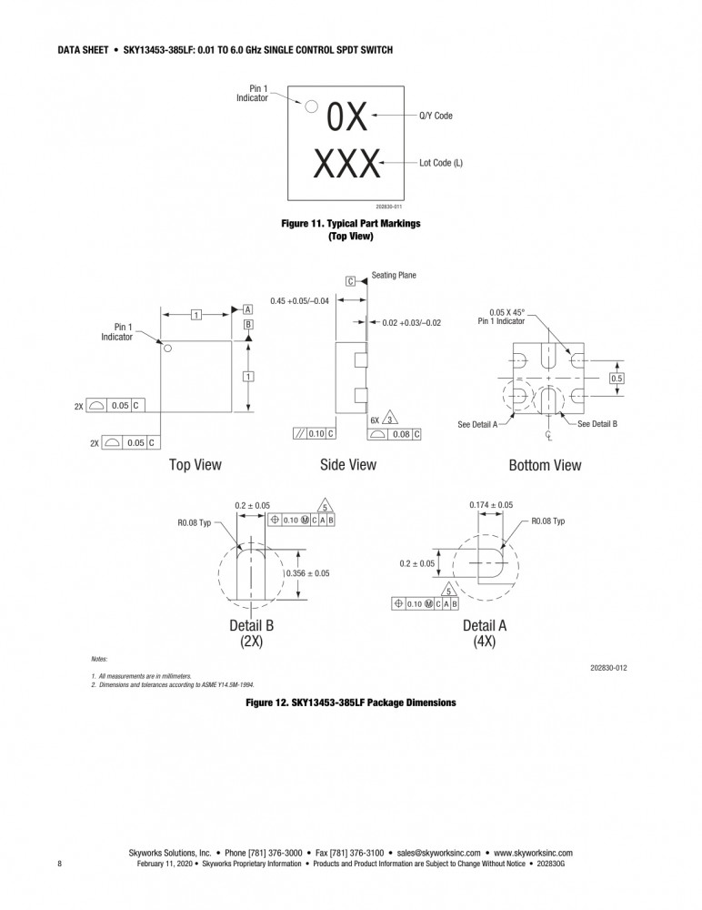 SKY13453-385LF datasheet page 8