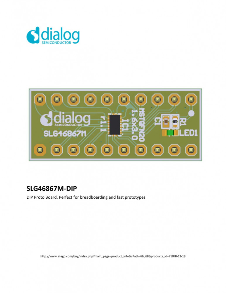 SLG46867M-DIP technical document preview